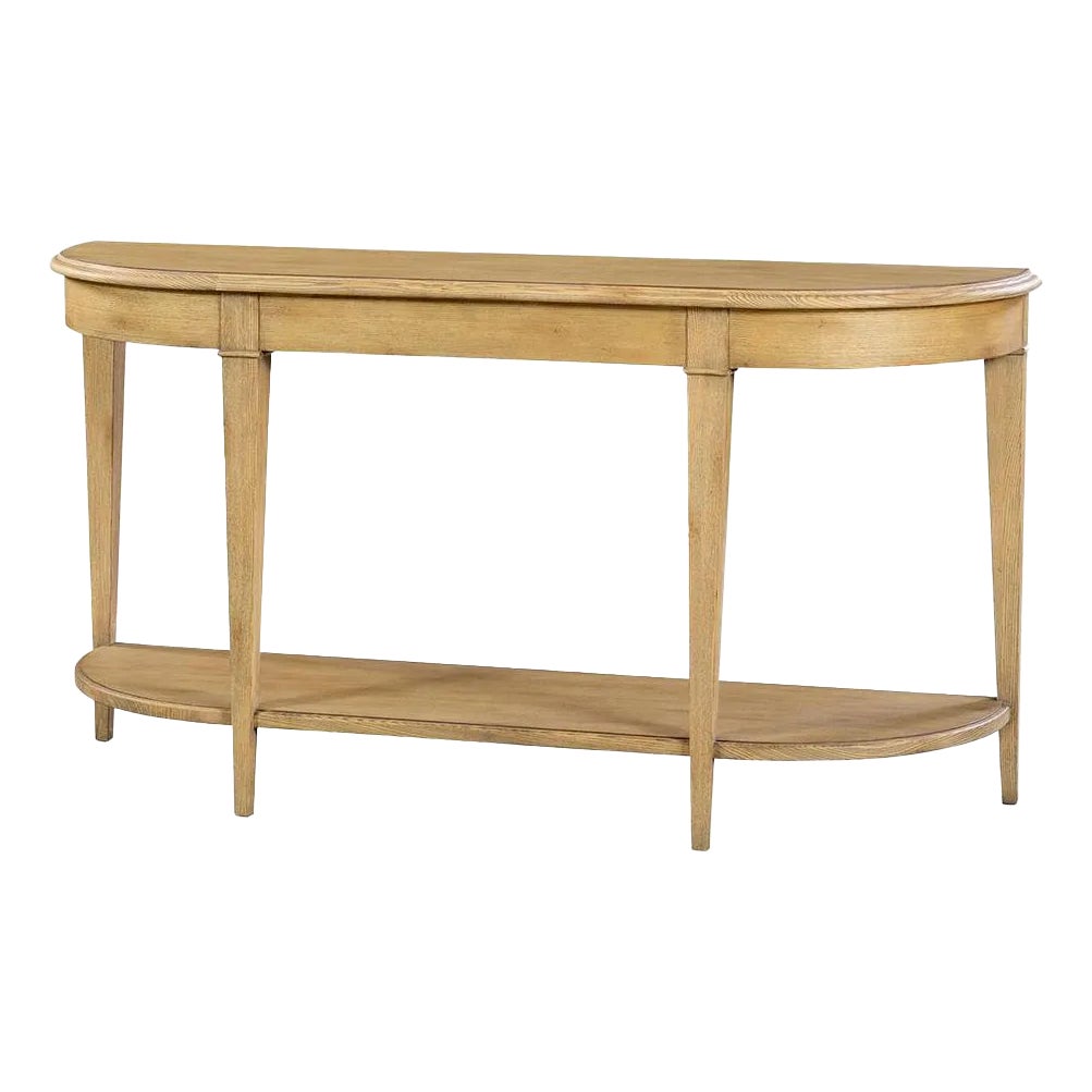 Light Wood Traditional Console Table | Chairish