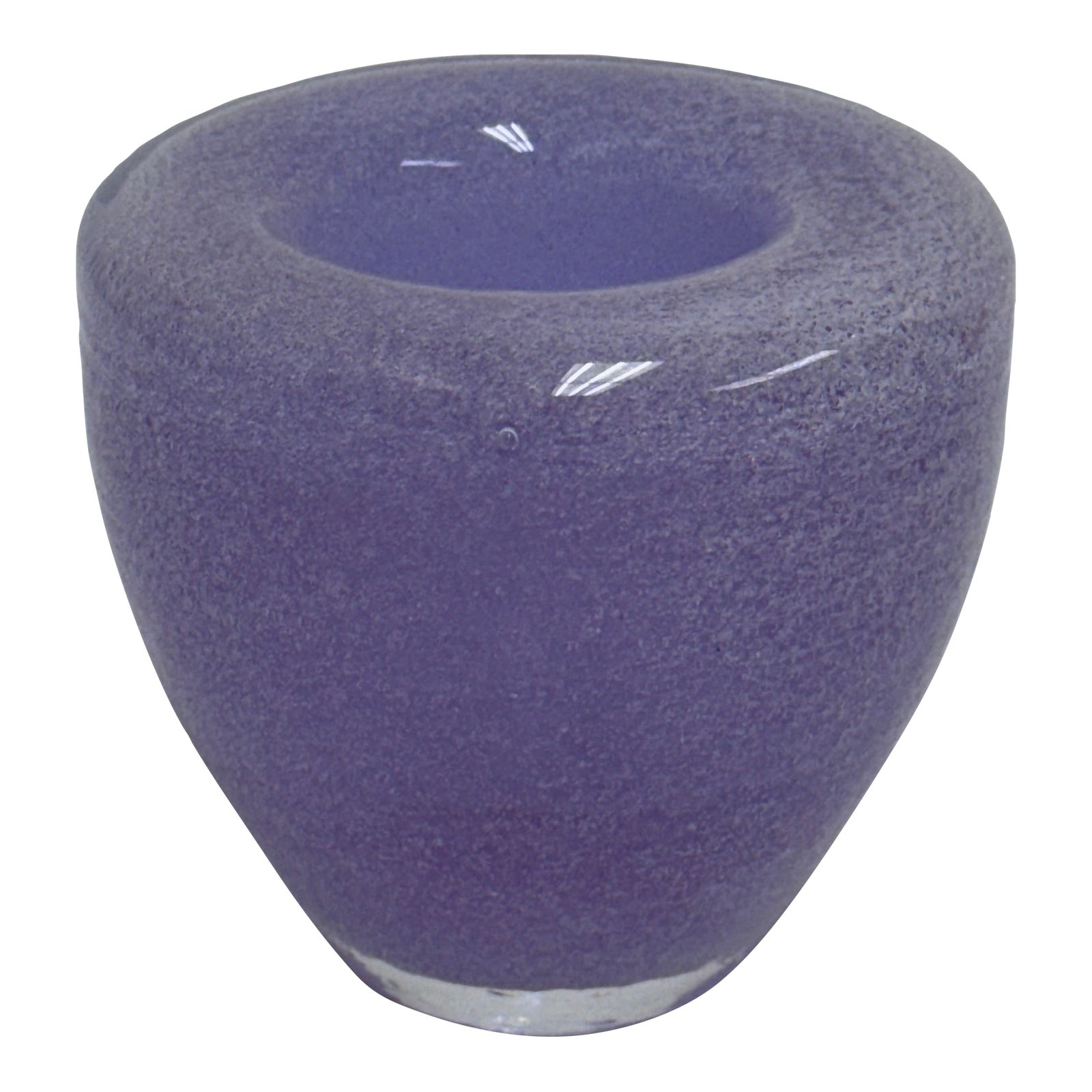 Salviati Glass Company Small Lavender Glass Vase | Chairish