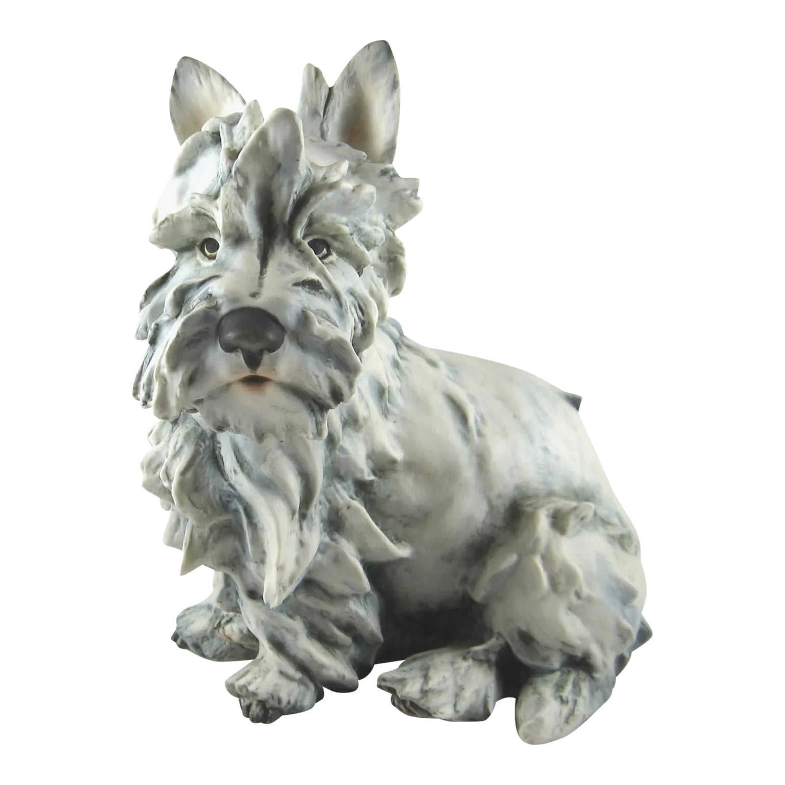 Antique Guido Cacciapuoti Italy Ceramic Terrier Scotty Schnauzer Dog ...