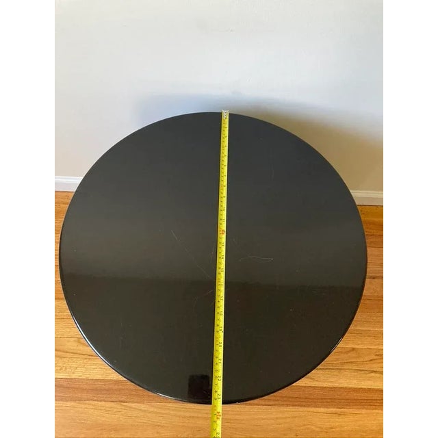 'Plastiglas' Black Glossy Side Table by Peter Pepper Products, 1970s ...