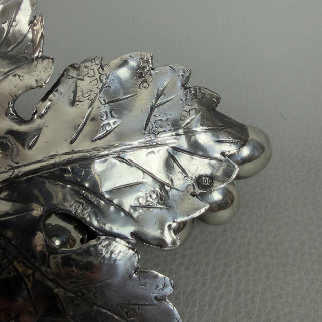 Decorative 800 Silver Bunch of Grapes, 20th Century | Chairish