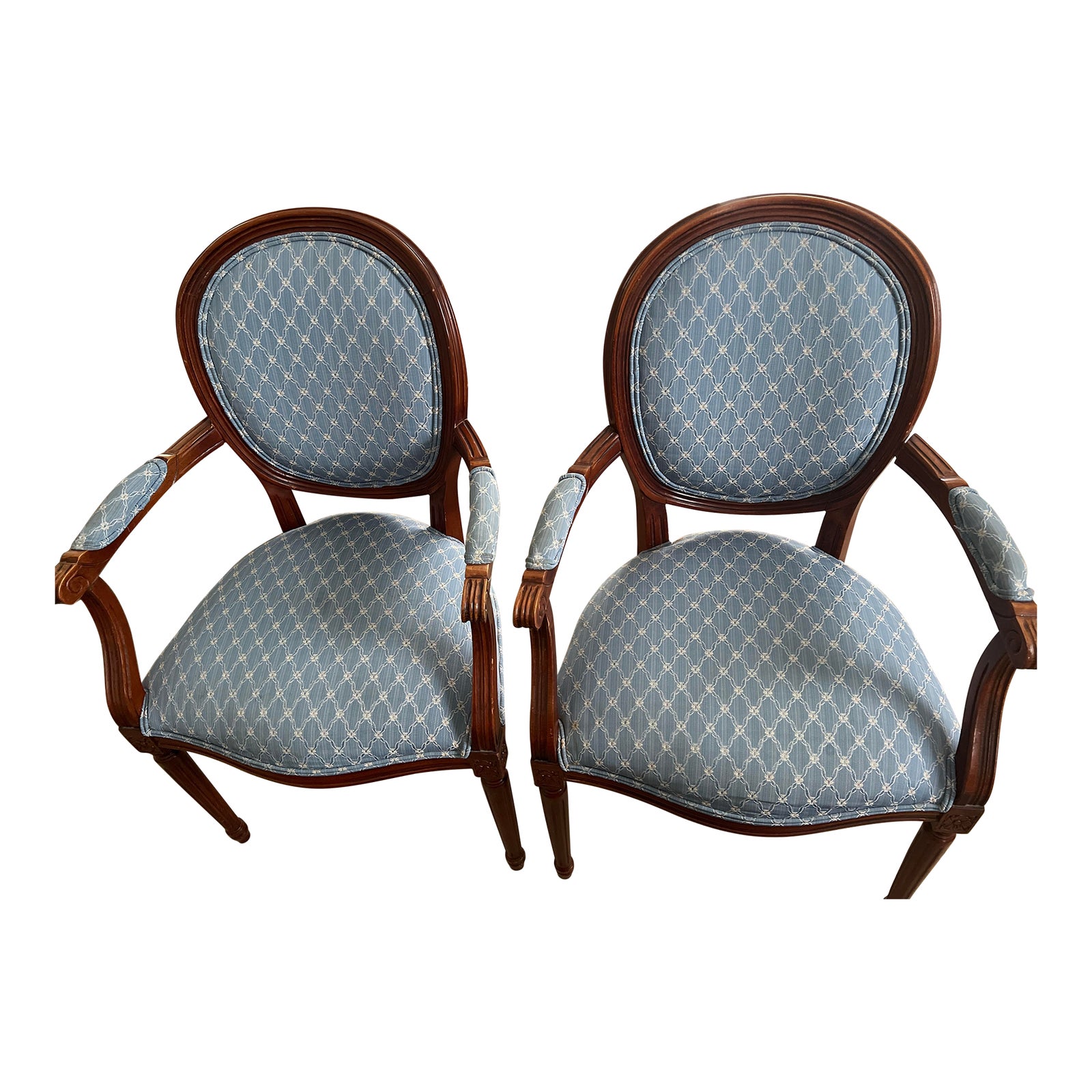 1990s Vintage Ethan Allen Chairs - Set of 2 | Chairish