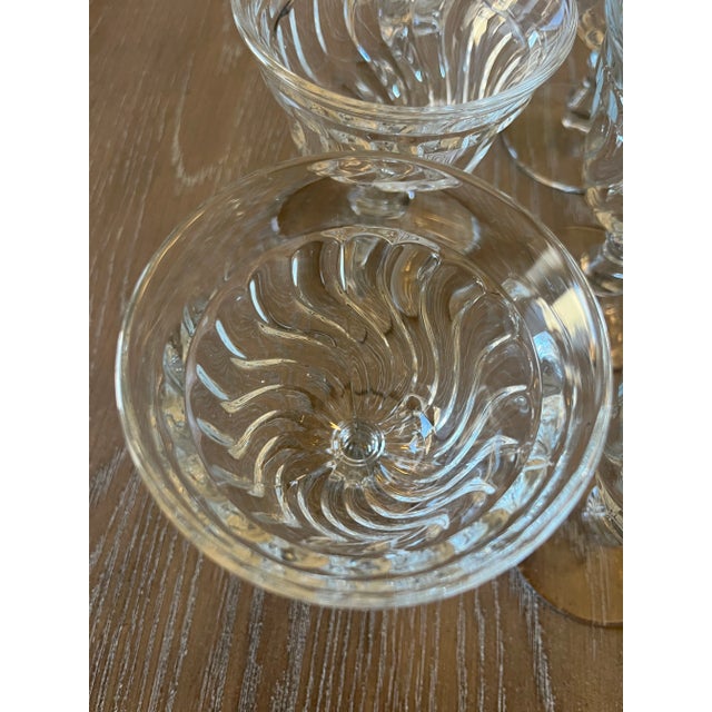 Mid 20th Century Fostoria Colony Swirl Pattern Water Goblet/Glasses ...