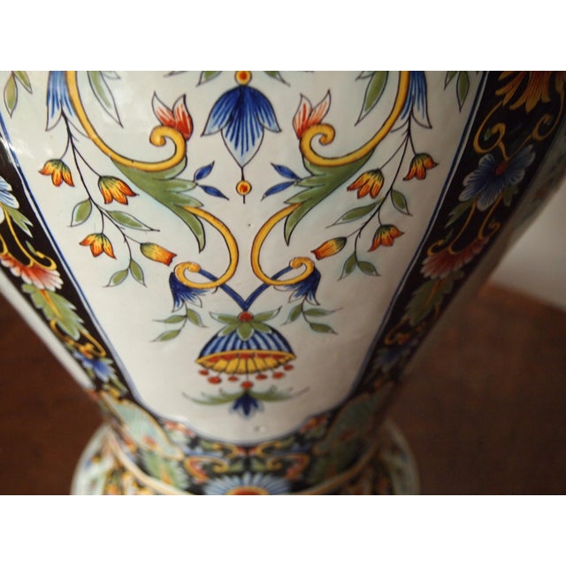 French Faience Vase | Chairish