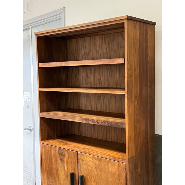 Room & Board Linear Collection Custom Media Cabinet/Bookshelf | Chairish