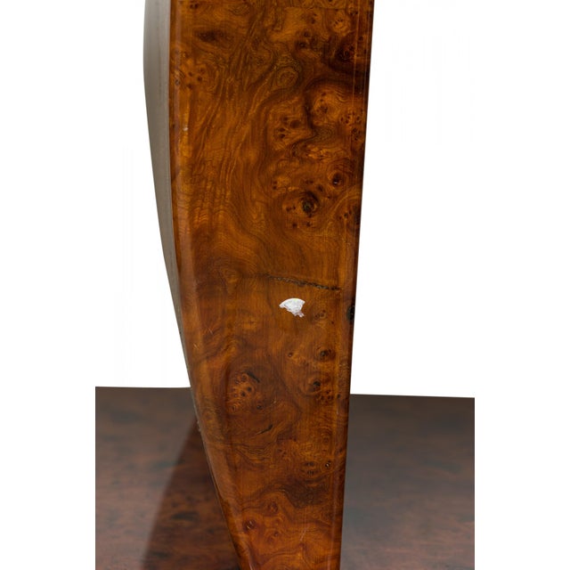 Mid 20th Century Karl Springer American Mid-Century Modern Burl Wood ...