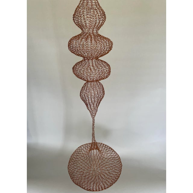 Handcrafted Copper Wire Sculpture | Chairish