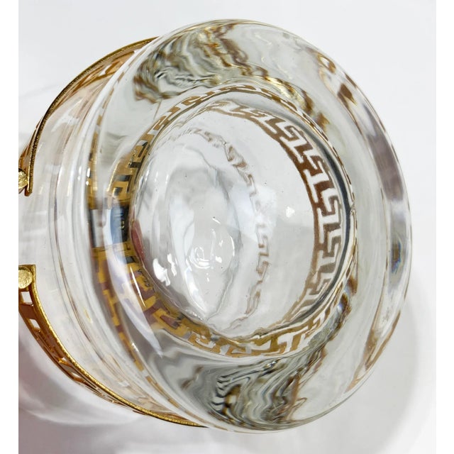 Vintage Hollywood Regency Greek Key Libby Glass Co. Coffee Cups, Set of ...