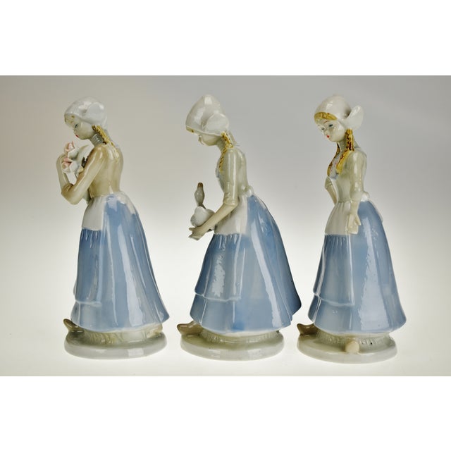 Vintage Crown Royals Porcelain Figurines - Set of 3 | Chairish