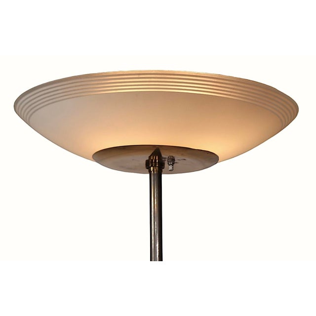 Mid Century Torchiere Uplight Floor Lamp | Chairish