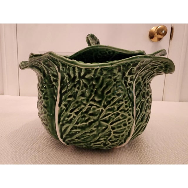 Early 20th Century Portugal Cabbage Tureen | Chairish