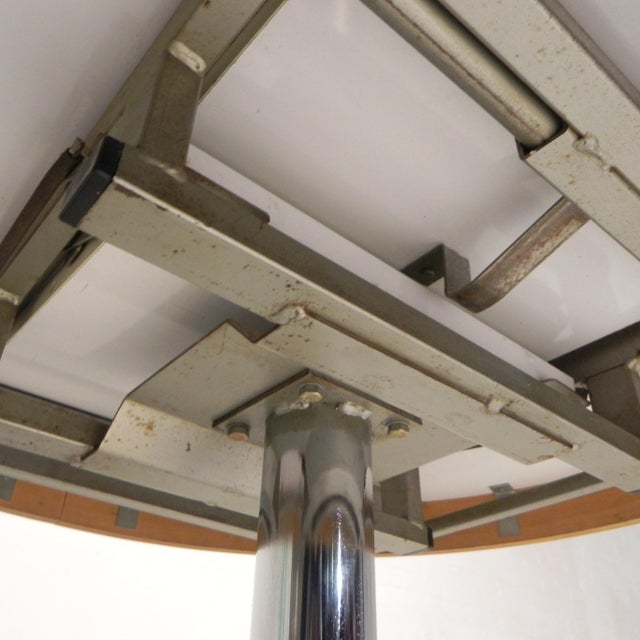 Vintage Extendable Round Dining Table, 1970s | Chairish