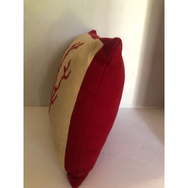 Vintage Red Coral Small Throw Pillow | Chairish