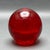 Late 20th Century Vintage Hand Blown Red Glass Paperweight With ...