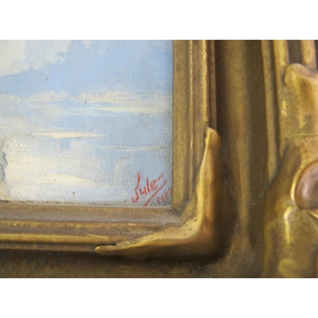 Alaskan Artist Jules Dahlager Signed Original Oil Painting Mt Eccles ...