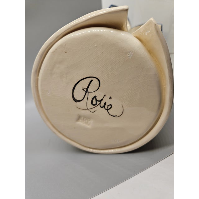 Vintage Pottery Roxanne Parent Roxie's Studio Shirt Vase ~ Signed Roxie ...