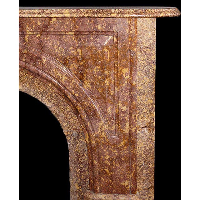 1860 Italianate Style Exotic Sienna and Brick Colored French Marble ...