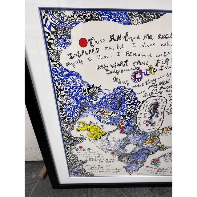 Niki De Saint Phalle Custom Framed " California Diary" Serigraph Signed ...