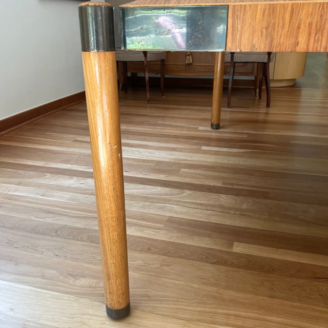 1980s Custom Fruit Wood Dinning/Conference Table by Baker Furniture ...