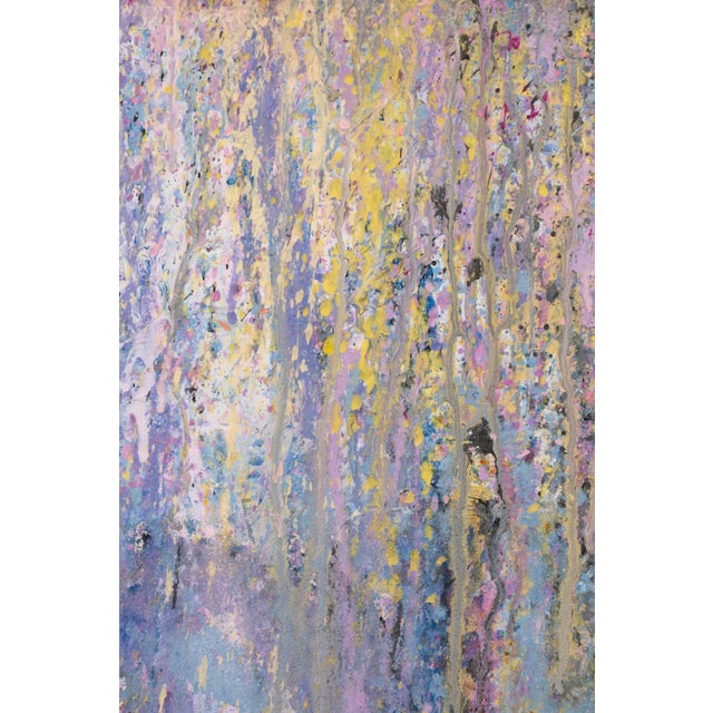 "Throwing Paint" Large Abstract Acrylic Painting by Simon Findlay ...