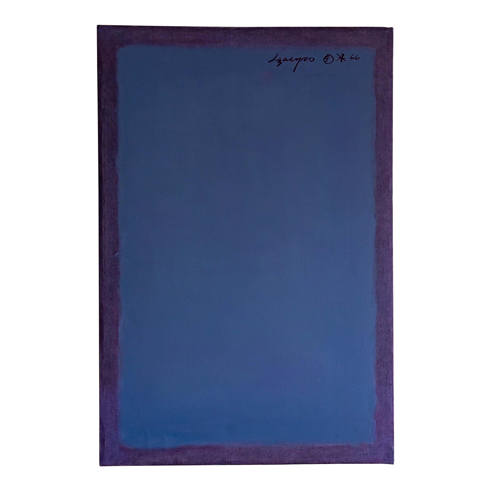 1960's Isaac Jiro Abstract Oil Painting on Canvas | Chairish
