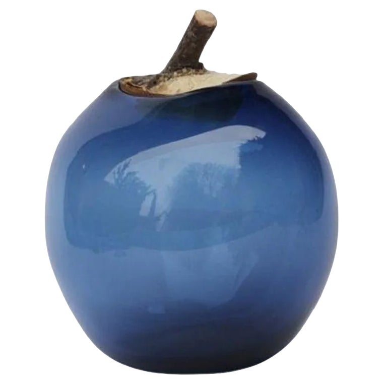 Denim Blue Branch Vase by Pia Wüstenberg | Chairish