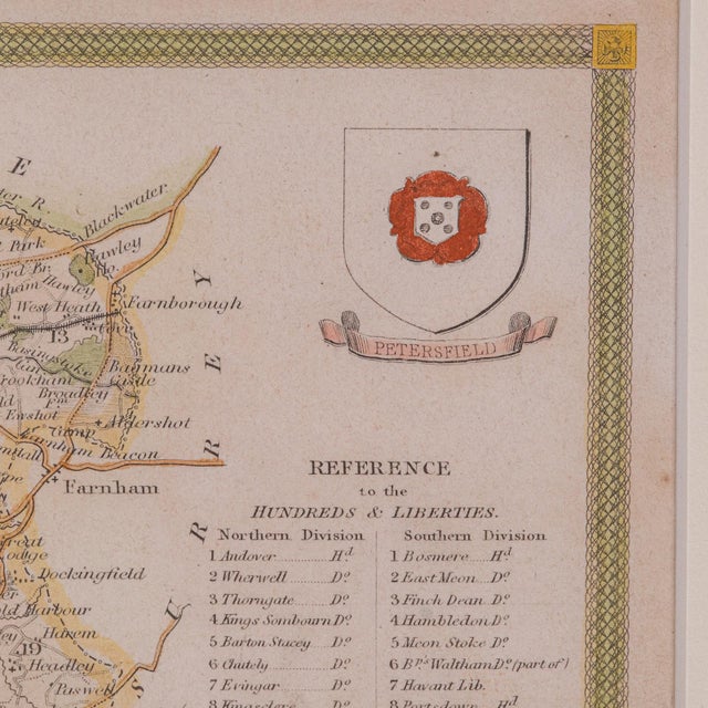 1850's Antique Lithography Map | Chairish