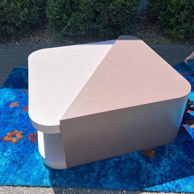 1980s Postmodern 2 Piece Coffee Table - A Pair | Chairish