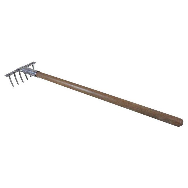 Restored English Garden Rake/Cultivator | Chairish