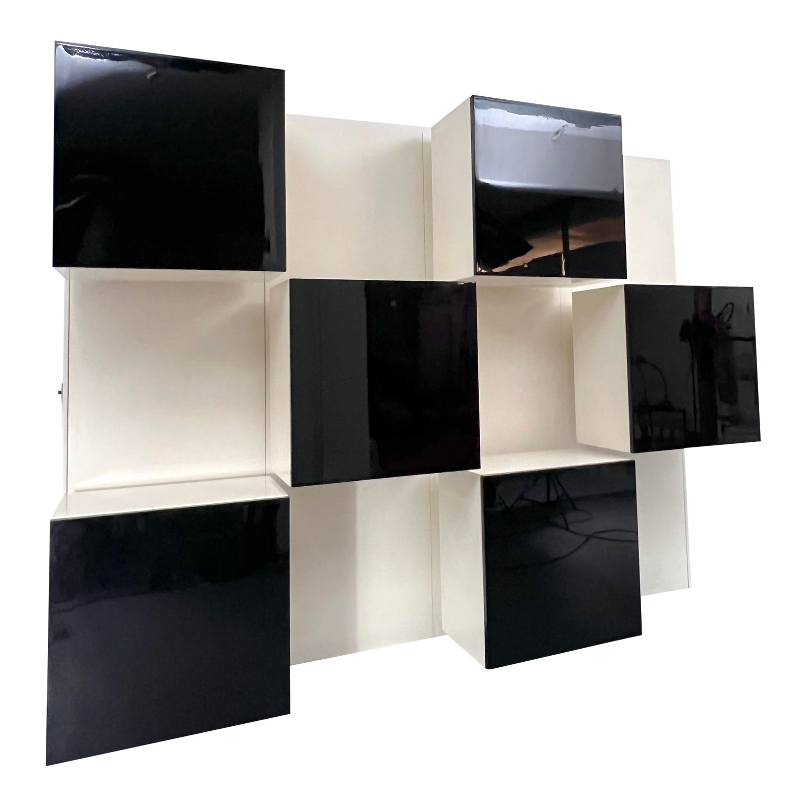 Mid-Century Modern Backlight Wall Modular System by Acerbis. Italy ...