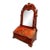 English Chinoiserie Table Mirror Slant Top Front | Chairish