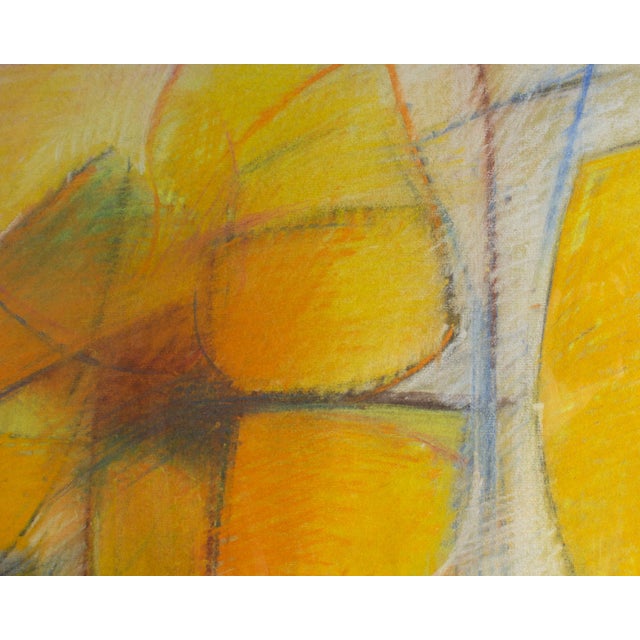 1960 Abstract Chalk Pastel Drawing by Walter Stomps | Chairish