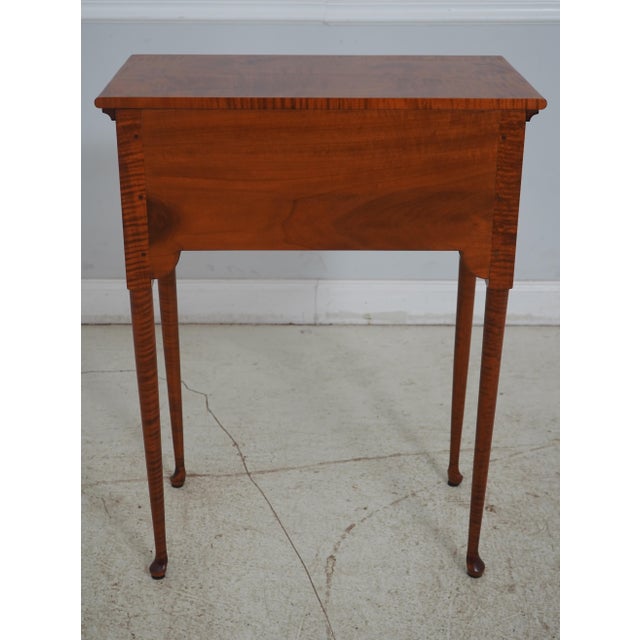 Tiger Maple 1 Drawer Country Hall Table | Chairish