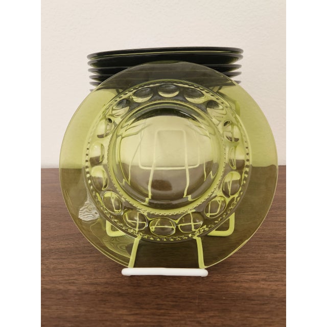 Vintage Color Crown in Green by Colony/Indiana Glass Company- 21 Pieces ...