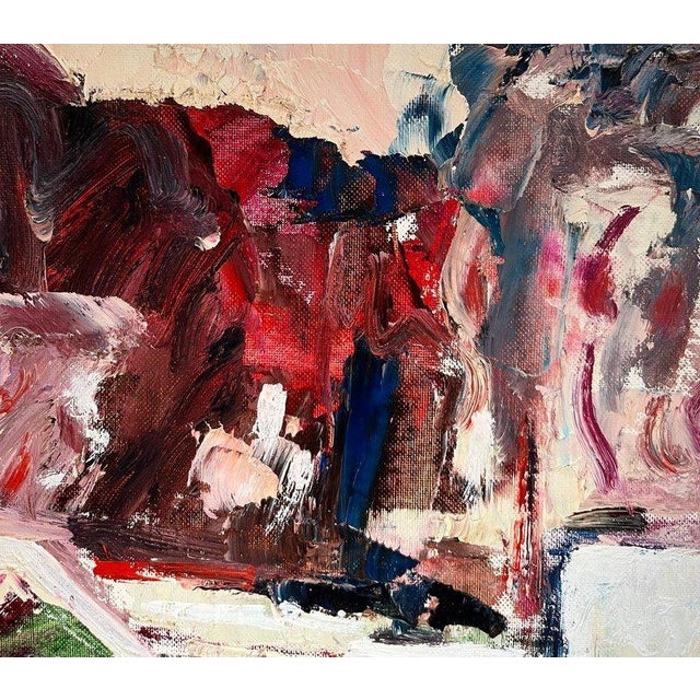 Jean Krille, Landscape 139, Oil on Canvas Board | Chairish