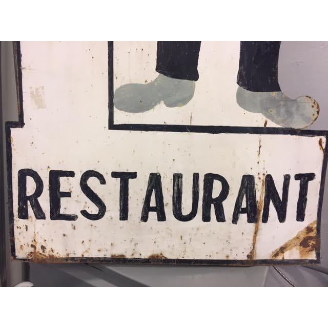 Vintage Spanish Restaurant Sign | Chairish