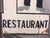 Vintage Spanish Restaurant Sign | Chairish
