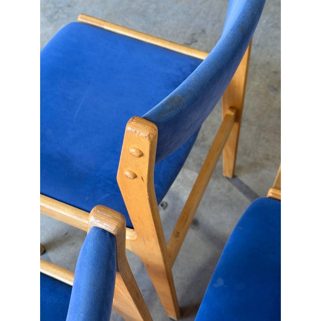 Mid 20th Century Set of 5 Danish Modern Dining Chairs in the Style of ...