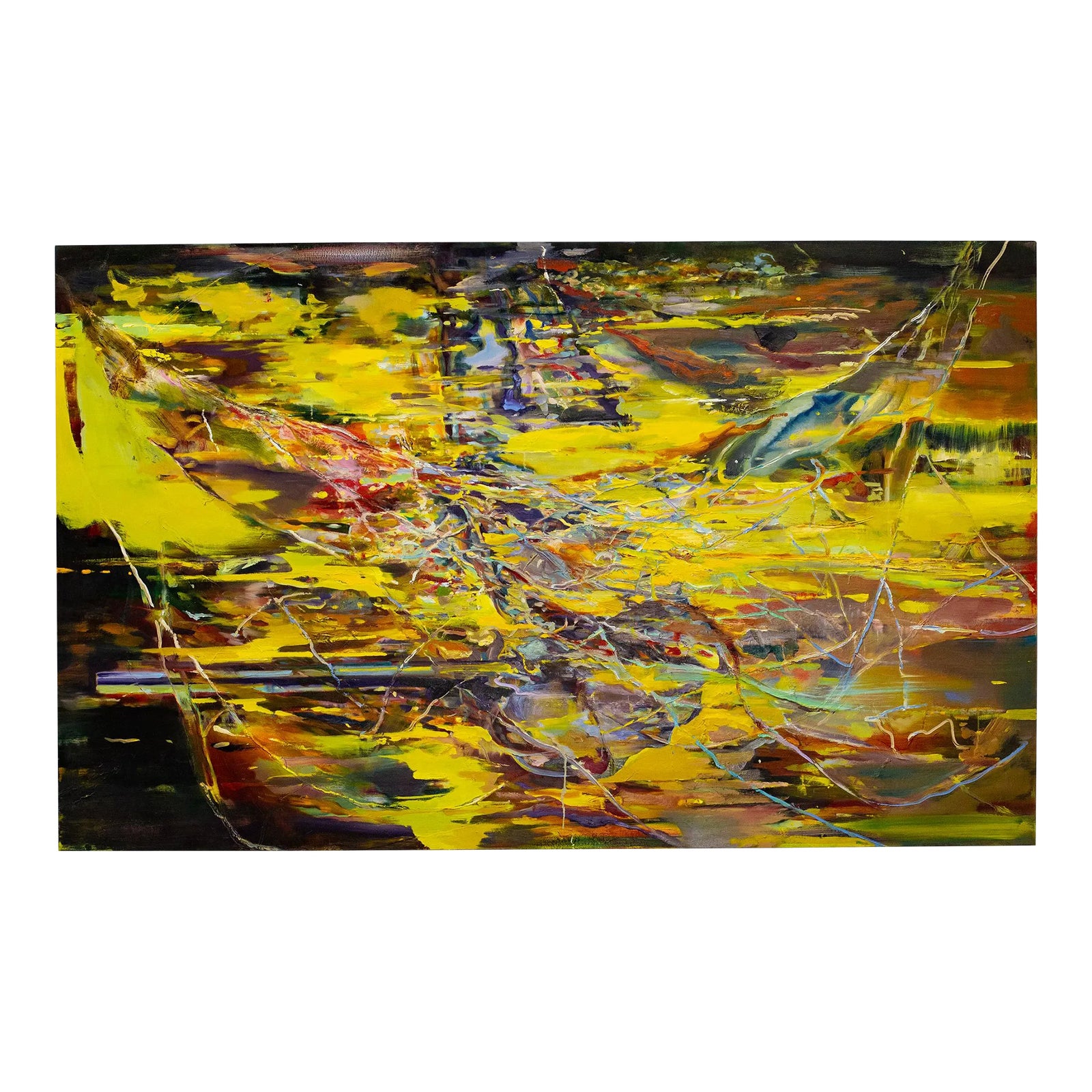 "Hunter" Contemporary Abstract Original Oil Painting by Matt Coombs ...