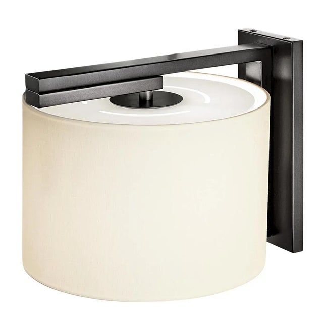 Black Bronze Swivel Arm Wall Light | Chairish