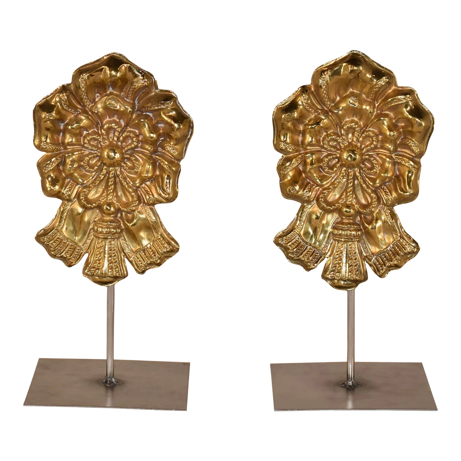 Pair of Mounted Georgian Decorative Objects | Chairish