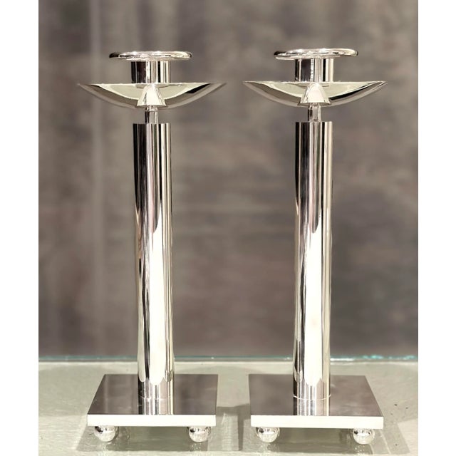 Late 20th Century Swid Powell by Richard Meir Italian Silver Plated ...