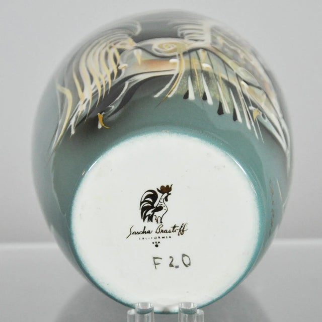 Mid-Century Sascha Brasthoff "Fire Steed" Vase | Chairish