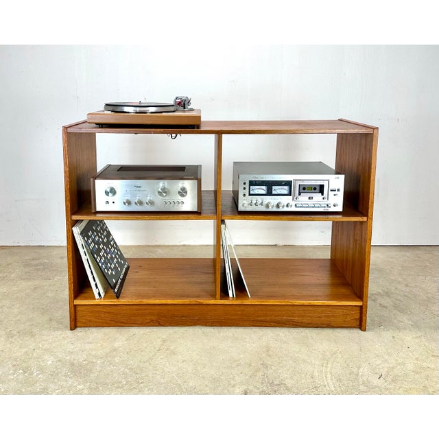 Mid Century Danish Modern Style Teak Stereo / Media / Entertainment ...