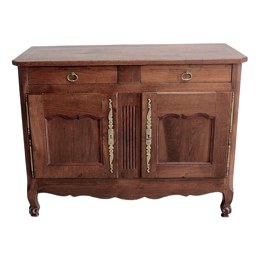 19th Century Louis XV Buffet in Chestnut | Chairish