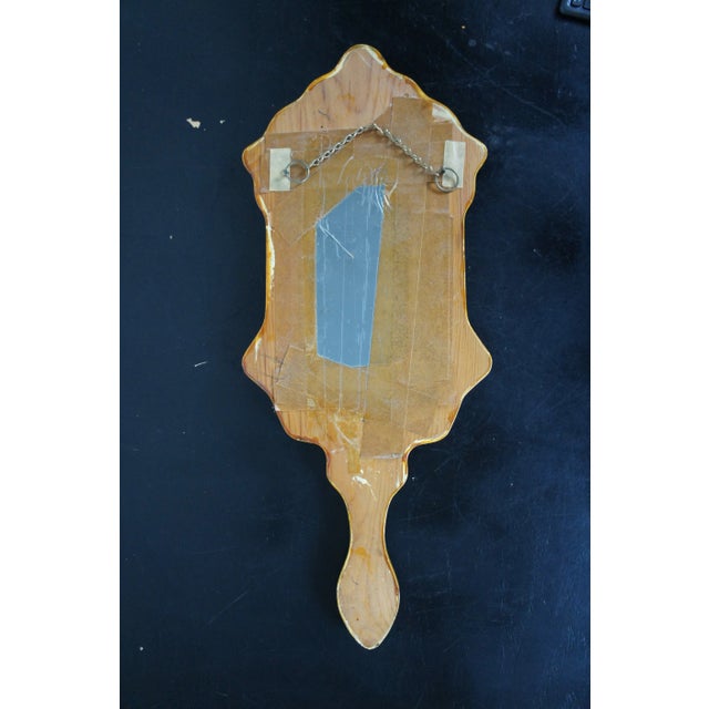 Vintage Folk Art Painted Relief Bird Ladybug Butterflies Vanity Wall ...