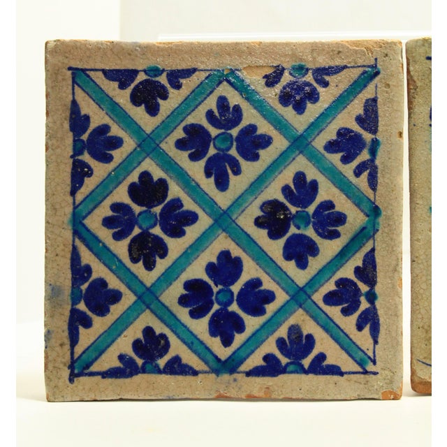 19th Century Mughal /Qajar Indo-Persian Blue & Turquoise Glaze Redware ...