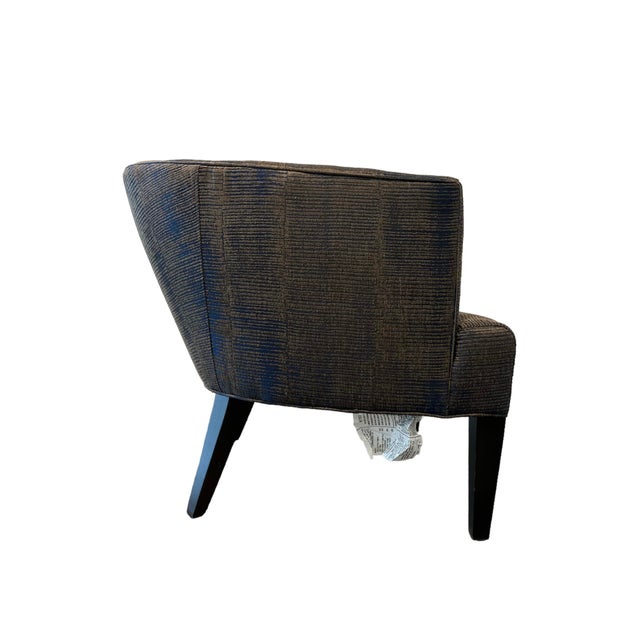 Contemporary Blue Upholstered Colton Chairs - Set of 2 | Chairish