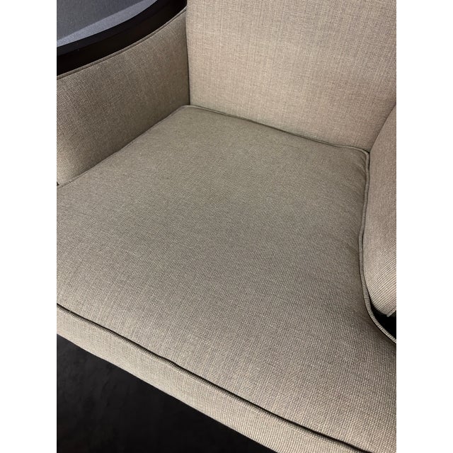 Baker Furniture Milling Road Oval Back Lounge Chairs With - a Pair ...