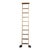 Late 20th Century Cotterman Co. Wood Rolling Library Step Ladder | Chairish